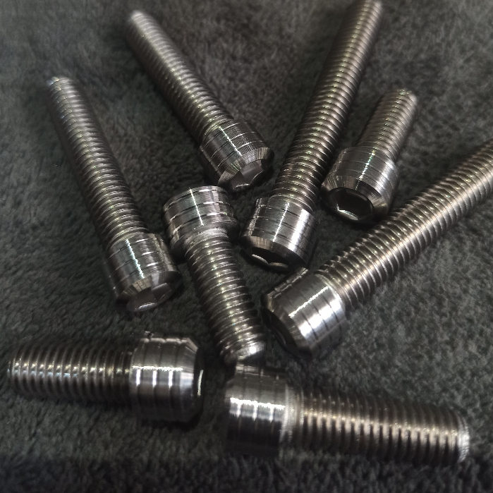 Jual BAUT L STAINLESS M8 / BAUT 12 MOTIF GARIS Custom Bubut | Shopee Indonesia