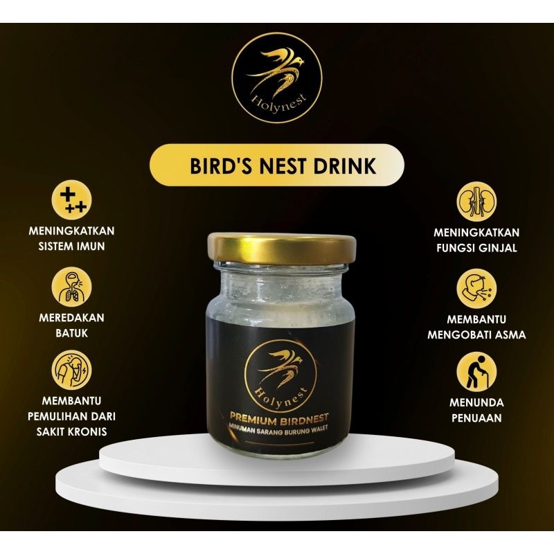 Jual Birdnest Drink Holynest / minuman sarang burung walet / minuman ...