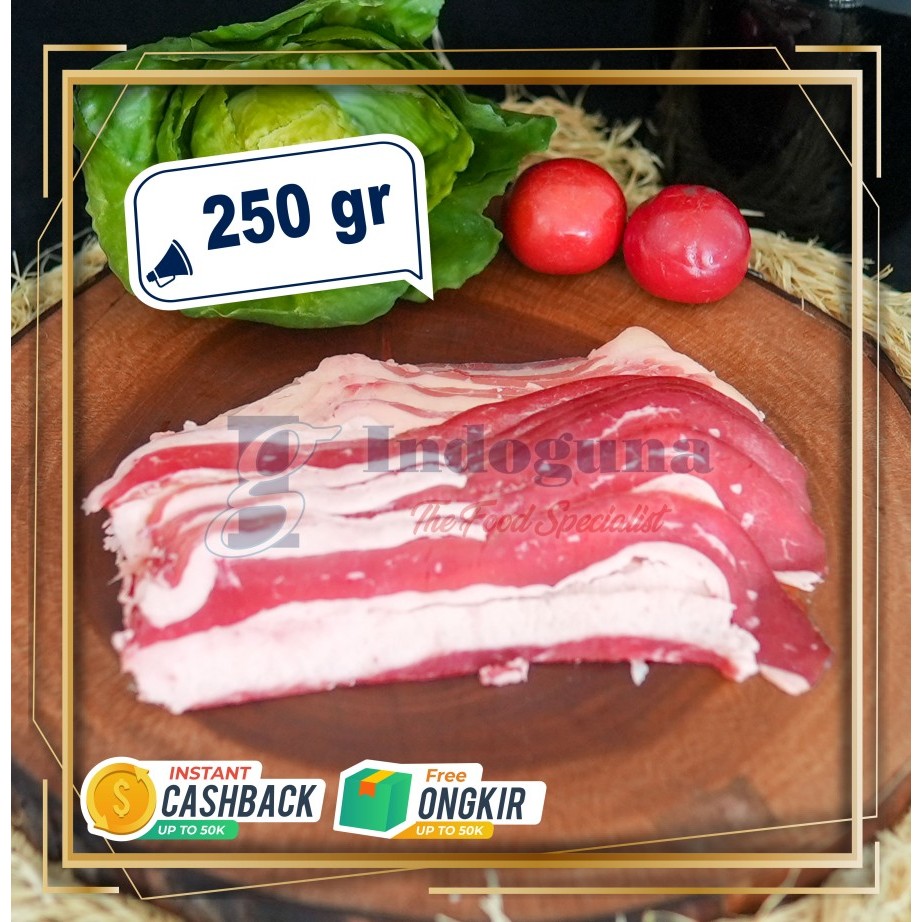 Jual Daging sapi - US Shortplate end Beef Slice /pack +-250 Gram ...