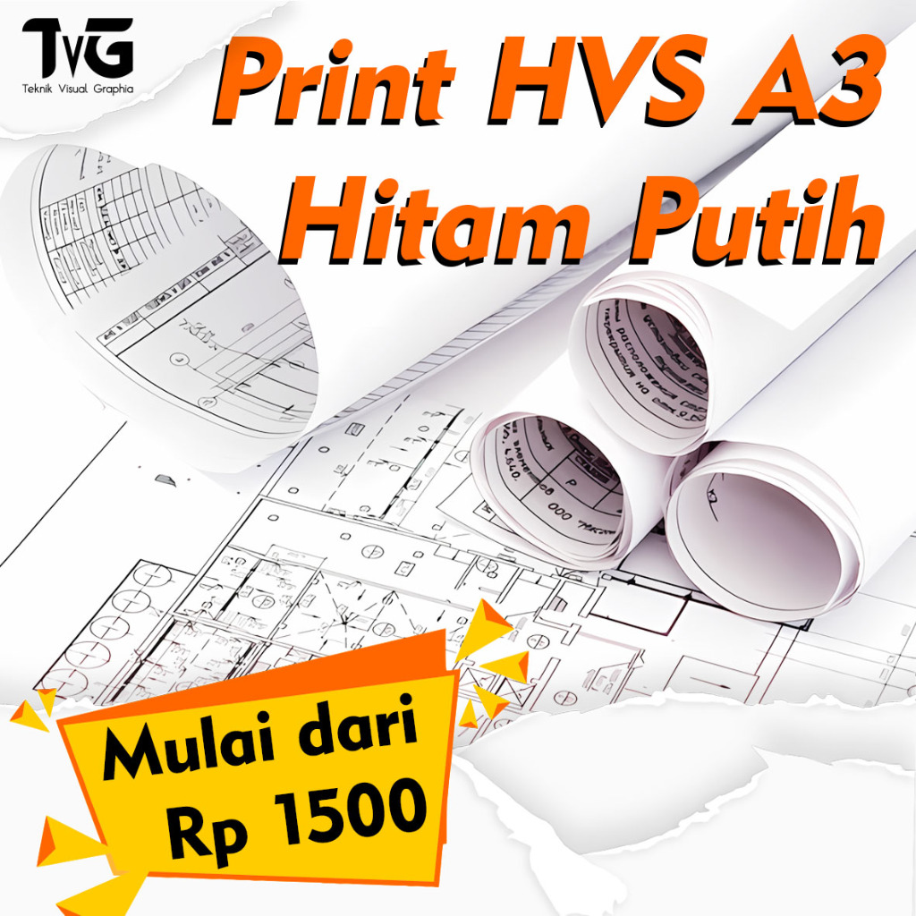Jual Print Cetak A3 HVS Hitam Putih Cocok untuk Peta Denah maupun Gambar Teknik | Shopee Indonesia