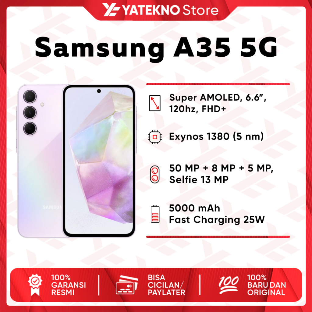 Jual (ORIGINAL) Samsung Galaxy A35 5G 8/256GB GARANSI RESMI ~ NEW | Shopee Indonesia