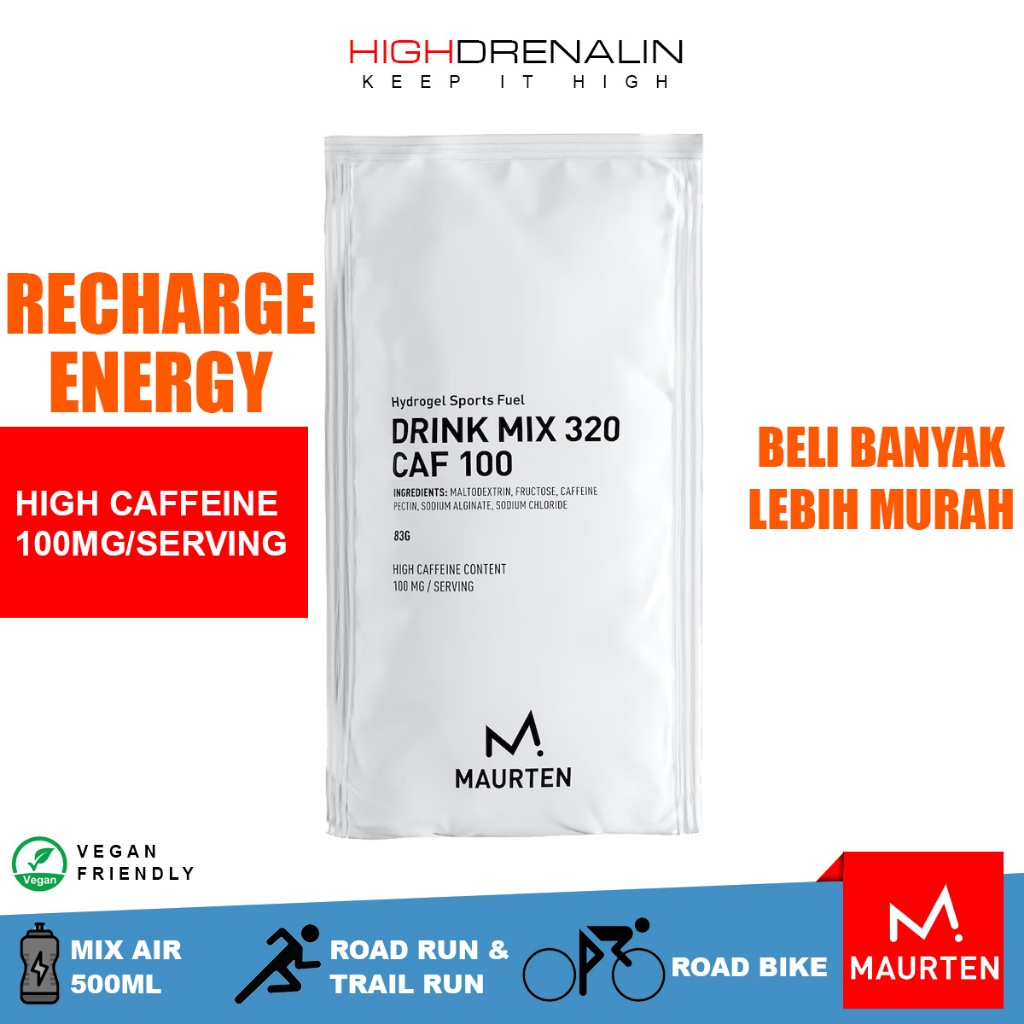 Jual Maurten Drinkmix 320 caffein energy drink Kafein Nutrisi minuman ...