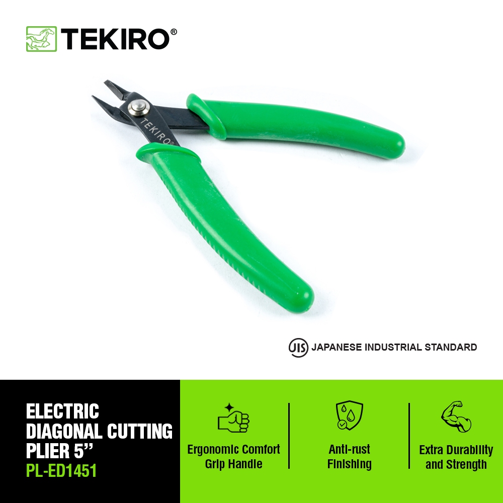 Jual TEKIRO ELECTRONIC DIAGONAL CUTTING PLIERS 5 INCH / TANG POTONG ...