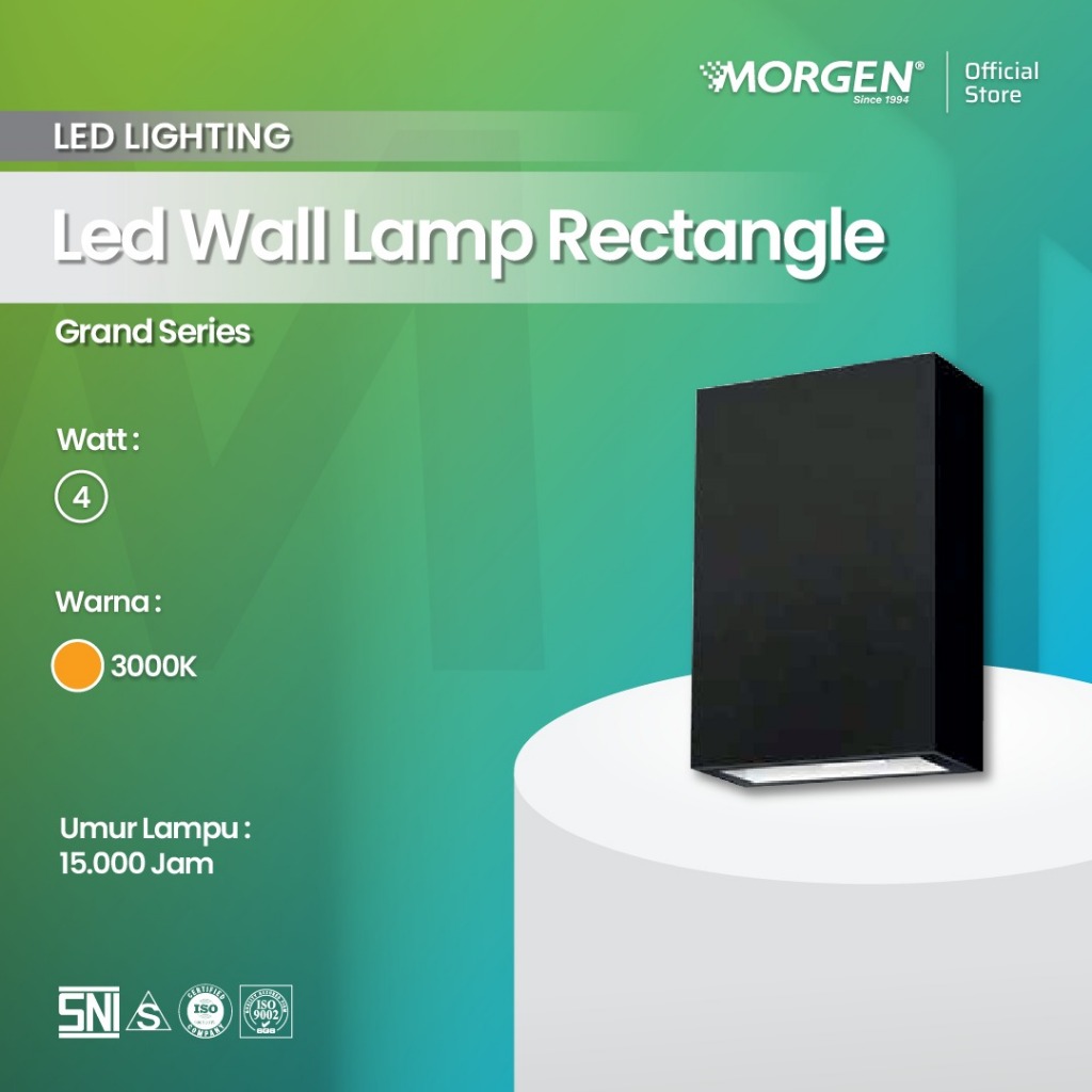 Jual Morgen Wall Lamp Rectangle | Shopee Indonesia