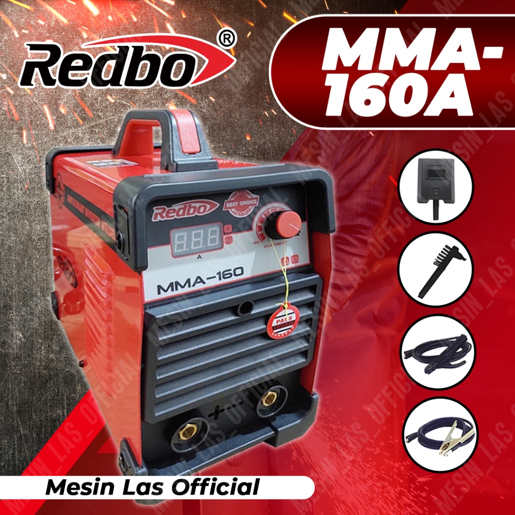 Jual Mesin Las Listrik REDBO MMA 160A Portable - Trafo Las MMA 160A ...