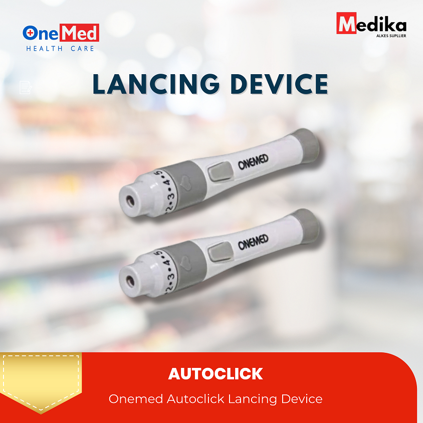 Jual Pen Lancet Autoclick Onemed Lancing Device | Shopee Indonesia