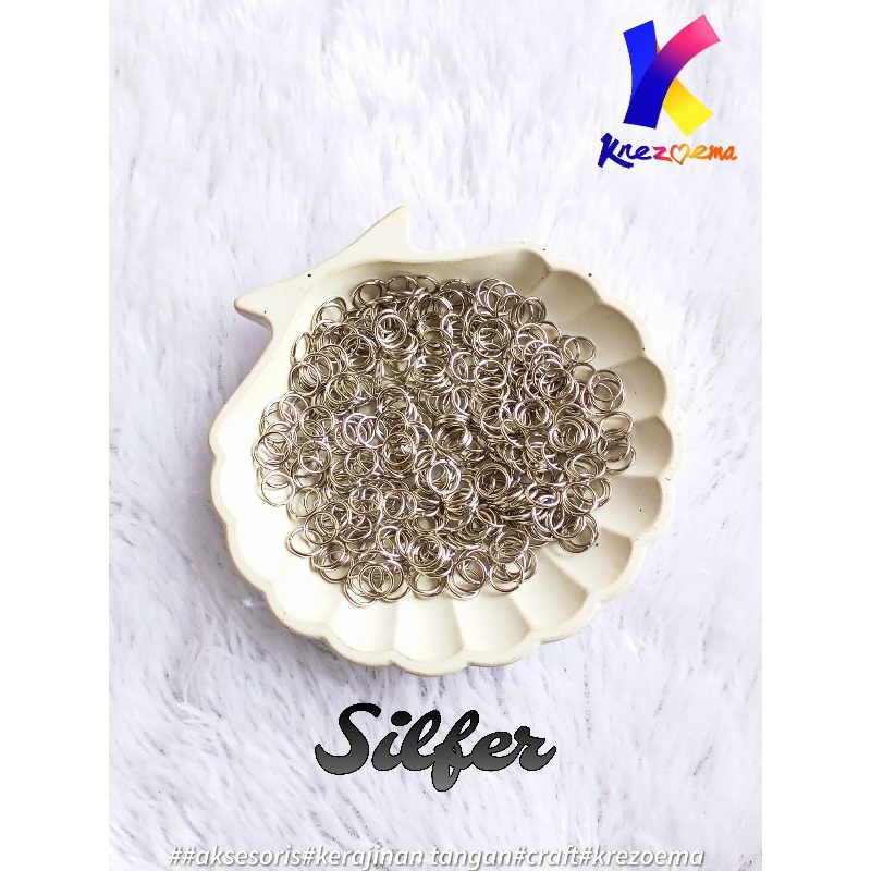 Jual Jump ring penghubung conector manik manik meronce | Shopee Indonesia