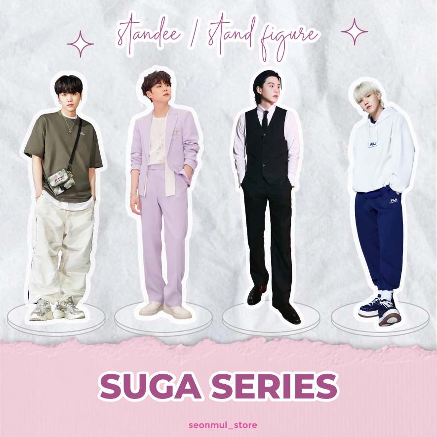Jual STANDEE SUGA BTS / STAND FIGURE AKRILIK BTS SUGA / STANDEE PUMA ...