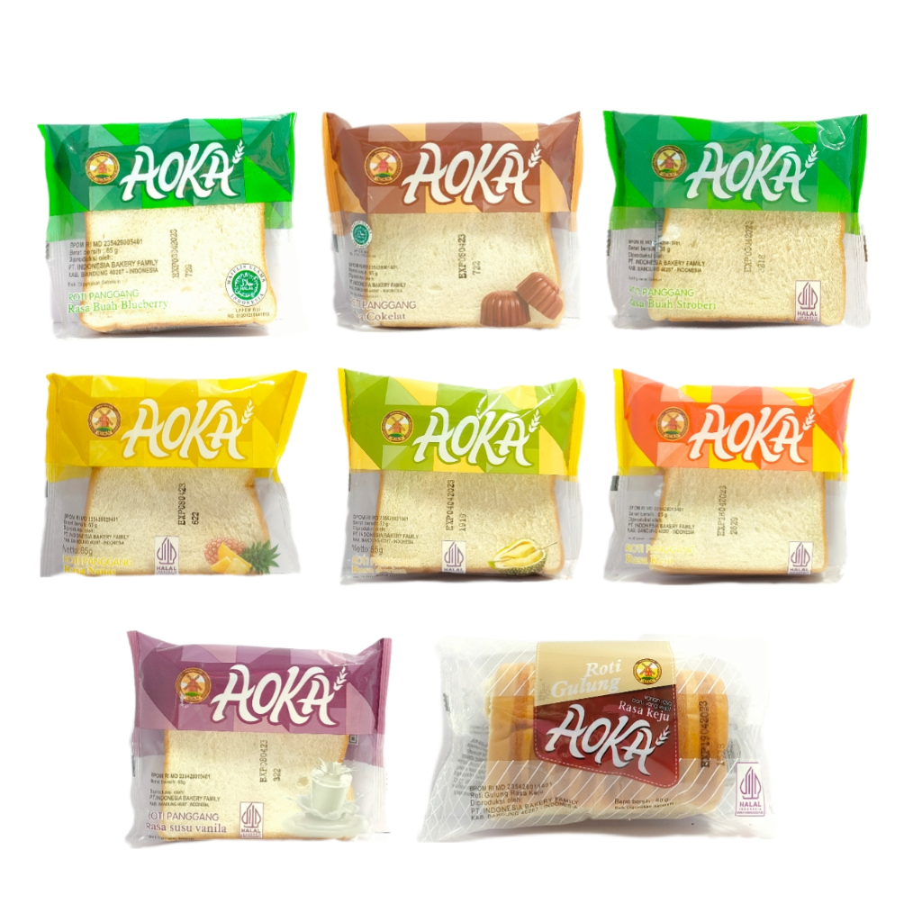 Jual Roti Aoka Panggang,Gulung,Momotaro Paket 2 Pcs(BISA MIX SESUAI ...