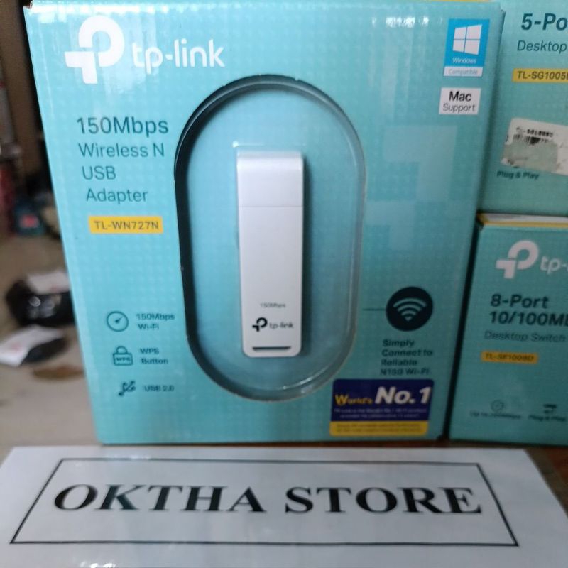 Jual TPLINK TL-WN727N TPLINK Wireless N USB Adapter TL-WN727N | Shopee ...