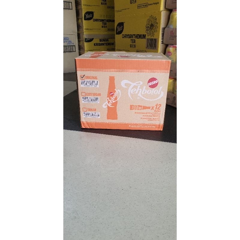 Jual Teh Botol Sosro 350ml isi 12 botol ( kemasan botol) | Shopee Indonesia