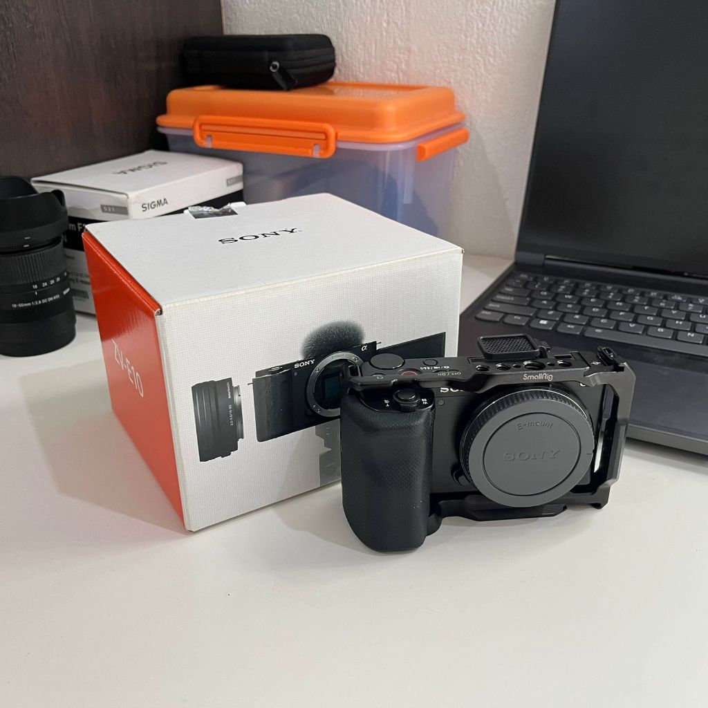 Jual Sony ZV-E10 + SmallRig Mirrorless Fullset Bonus ZVE10 not Alpha A6400 | Shopee Indonesia