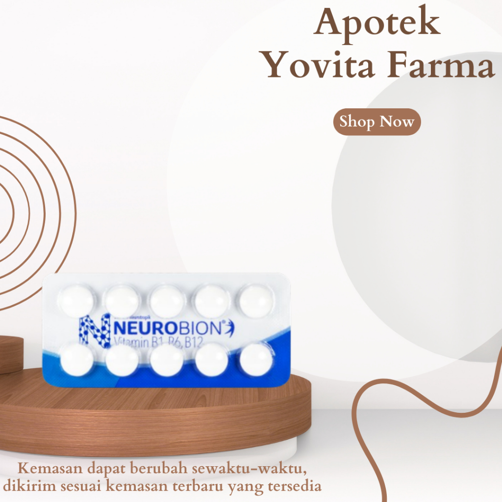 Jual Neurobion 10 Tablet Vitamin B Memelihara Kesehatan Saraf | Shopee ...