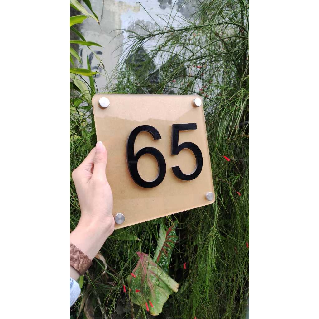 Jual PLAT AKRILIK PLAT NOMOR RUMAH REQUEST SIGN BOARD 40X40CM | Shopee ...