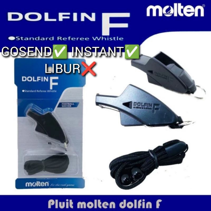 Jual PLUIT MOLTEN DOLFIN F ORIGINAL PRIWIT WASIT REFEREE WHISTLE ...