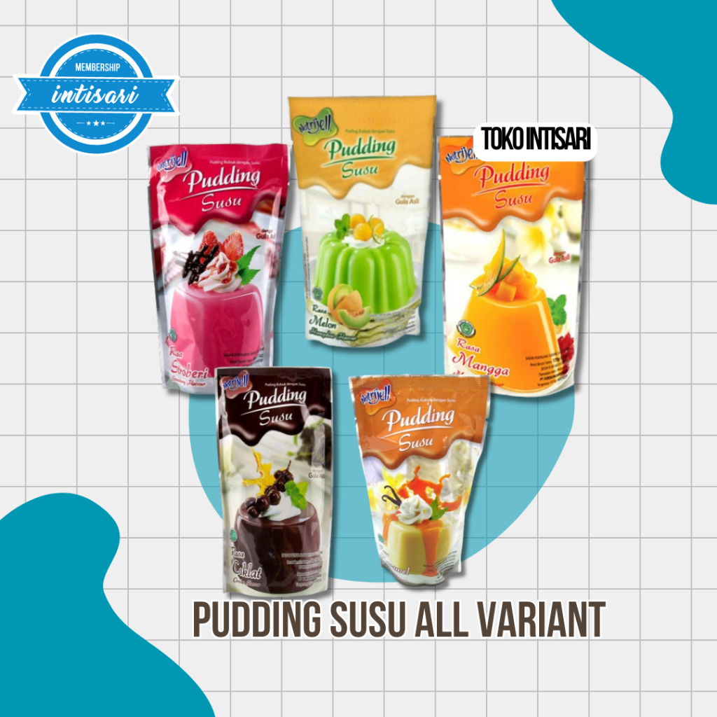 Jual Pudding Susu All Variant puding susu nutrijel (PCS) | Shopee Indonesia