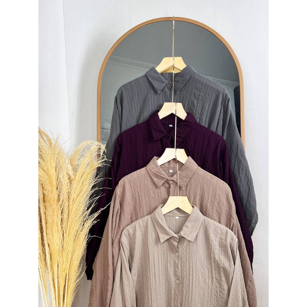 Jual AKAVI - CHANES MECCA SUPER JUMBO KEMEJA BIGSIZE ATASAN OVERSIZE LD ...