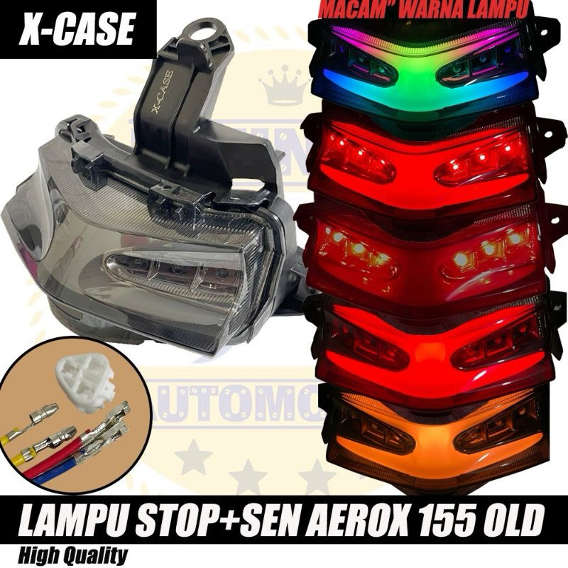 Jual Stoplamp Aerox 155 Old RGB Plus Lampu Sen Lampu Stop Aerox Old Rgb ...