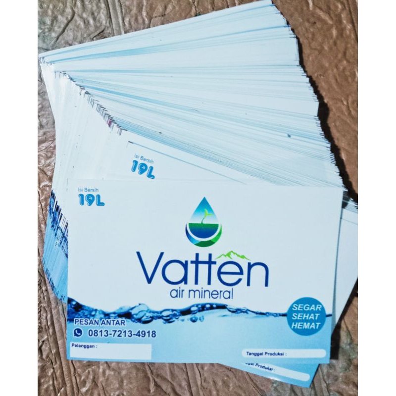 Jual stiker galon custom | Shopee Indonesia