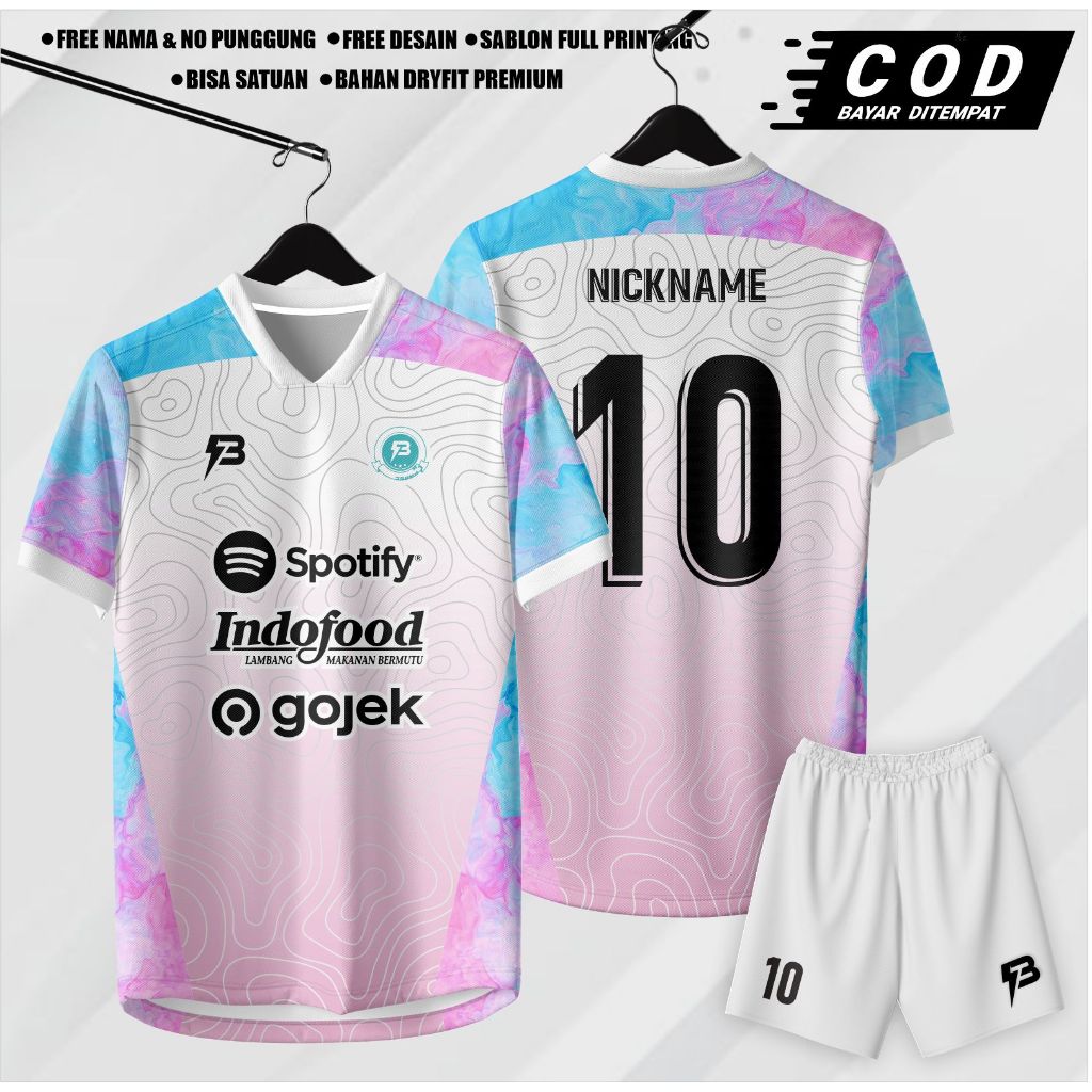 Jual Jersey futsal terbaru jersey fusal custom full printing jersey ...
