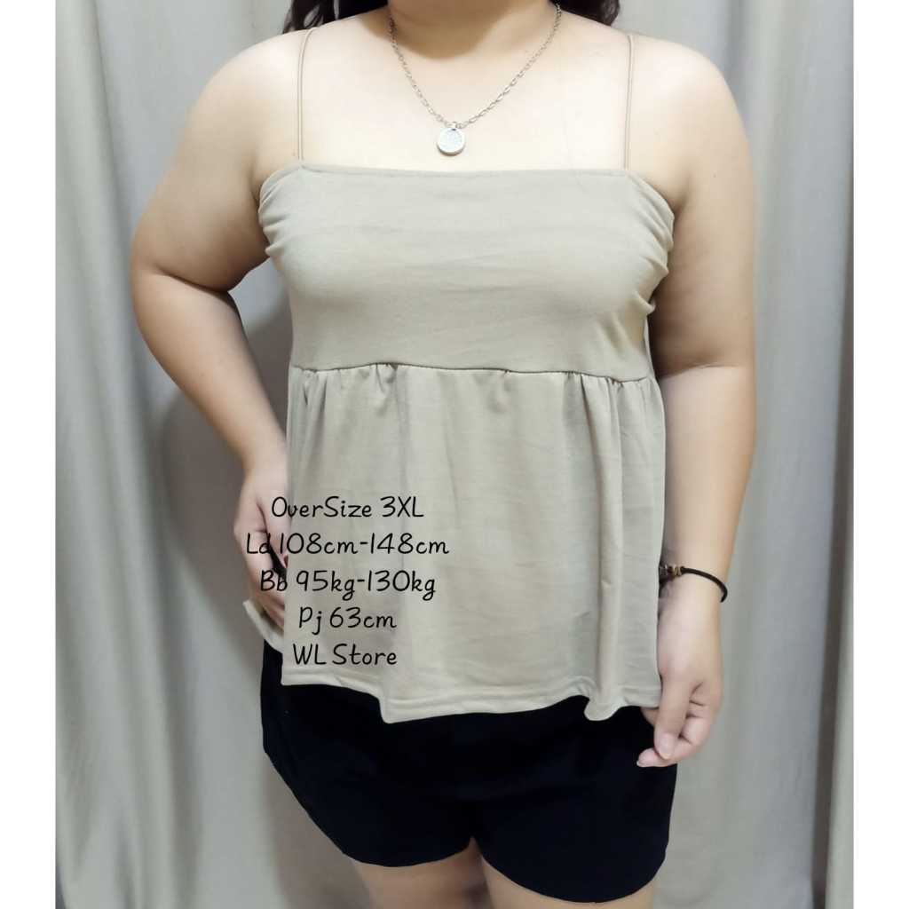 Jual Tanktop Korean Oversize Tanktop Jumbo Kaos Oversize Jumbo Baju ...