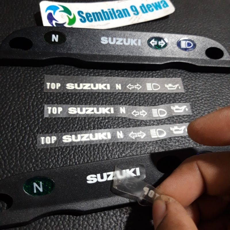 Jual 1 set stiker panel lampu indikator spedometer satria 2 tak hiu ...