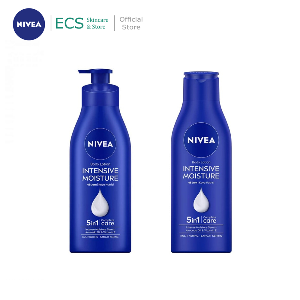 Jual (Untuk Kulit Kering / Sangat Kering) NIVEA Intensive Moisture BODY LOTION - Pelembab Untuk ...
