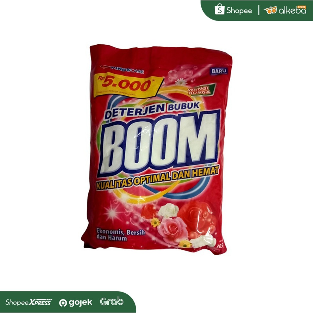 Jual Detergent / Sabun Cuci Pakaian Boom 305 gram | Shopee Indonesia