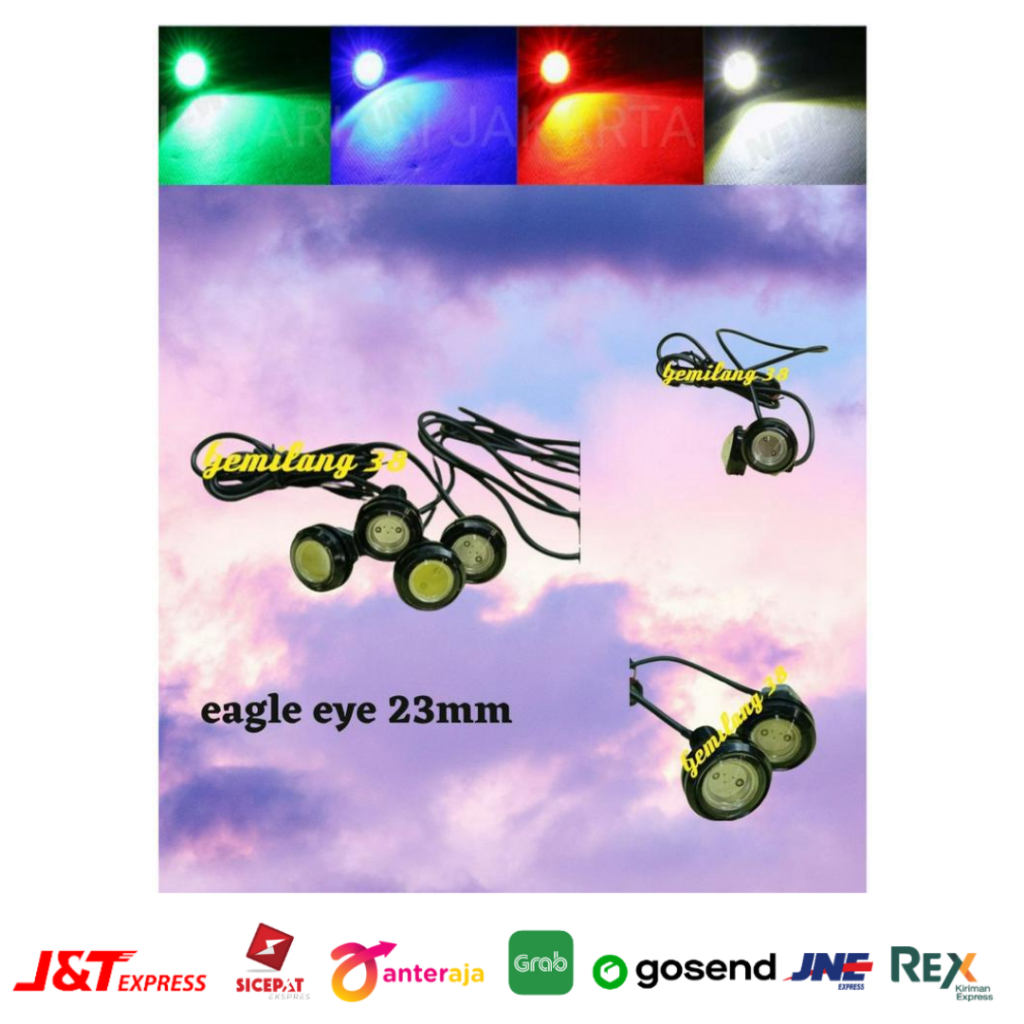 Jual EAGLE EYE 23mm led / DRL LED Universal Mata Elang Besar 23mm ...