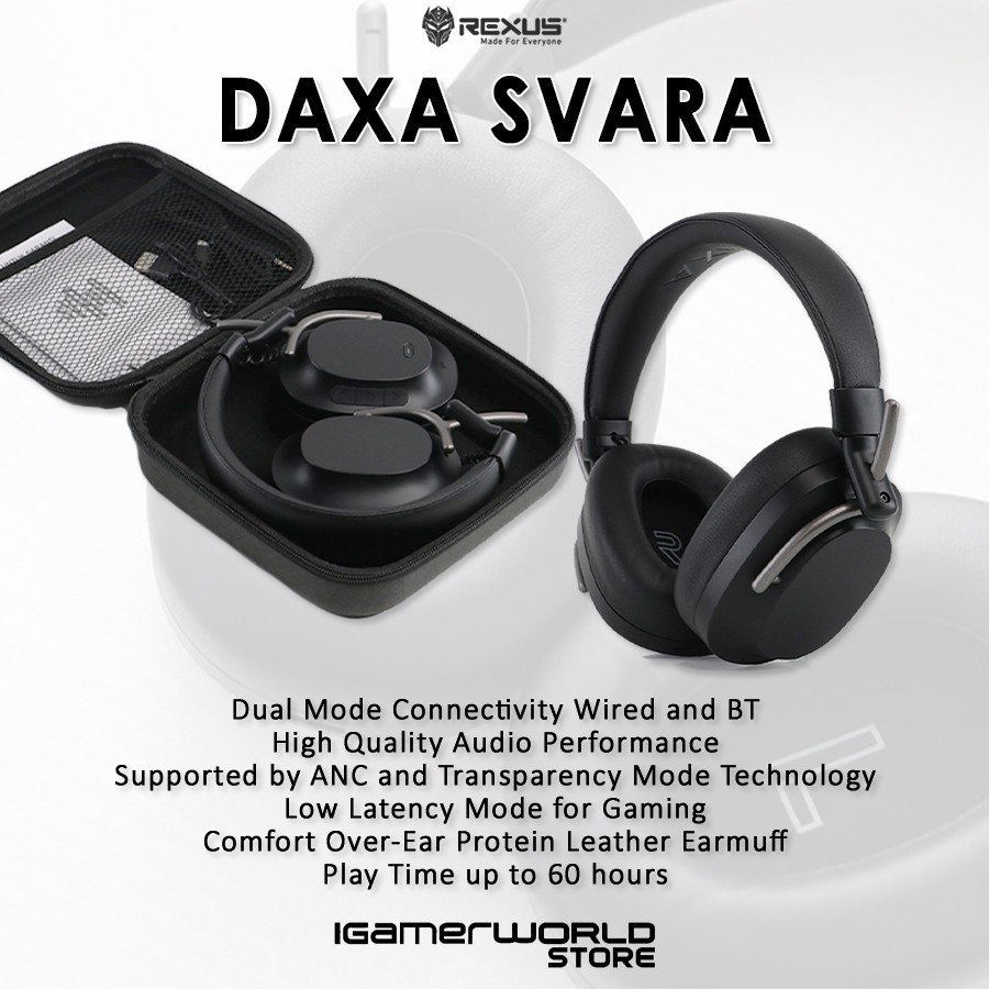 Jual Rexus Daxa Svara Wireless Gaming Headset | Shopee Indonesia