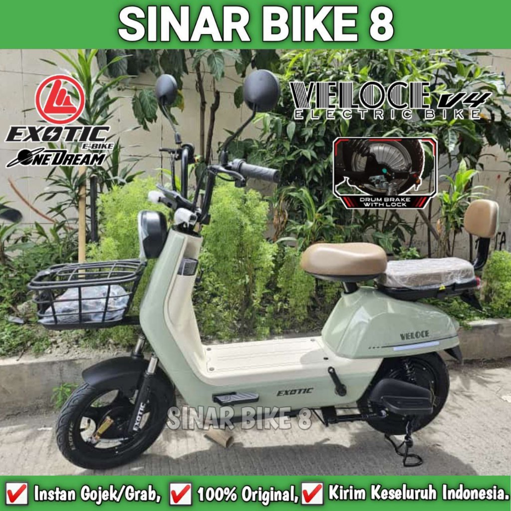 Jual Sepeda Listrik Exotic VELOCE V4 // VELOCE V3 // EV 927 Electric E ...