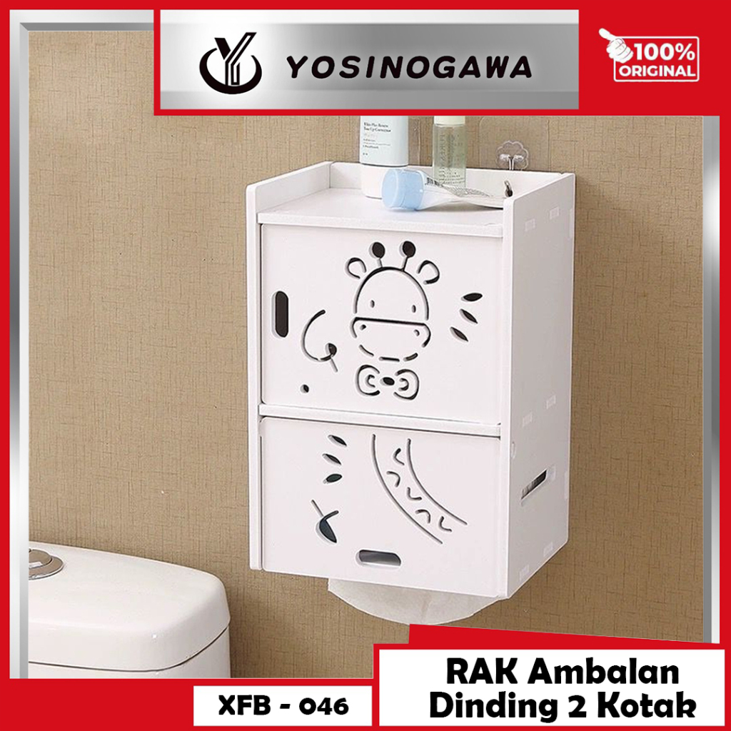 Jual YOSINOGAWA - Rak Dinding Rak Toilet 2 Pintu Minimalis Lemari Kecil ...