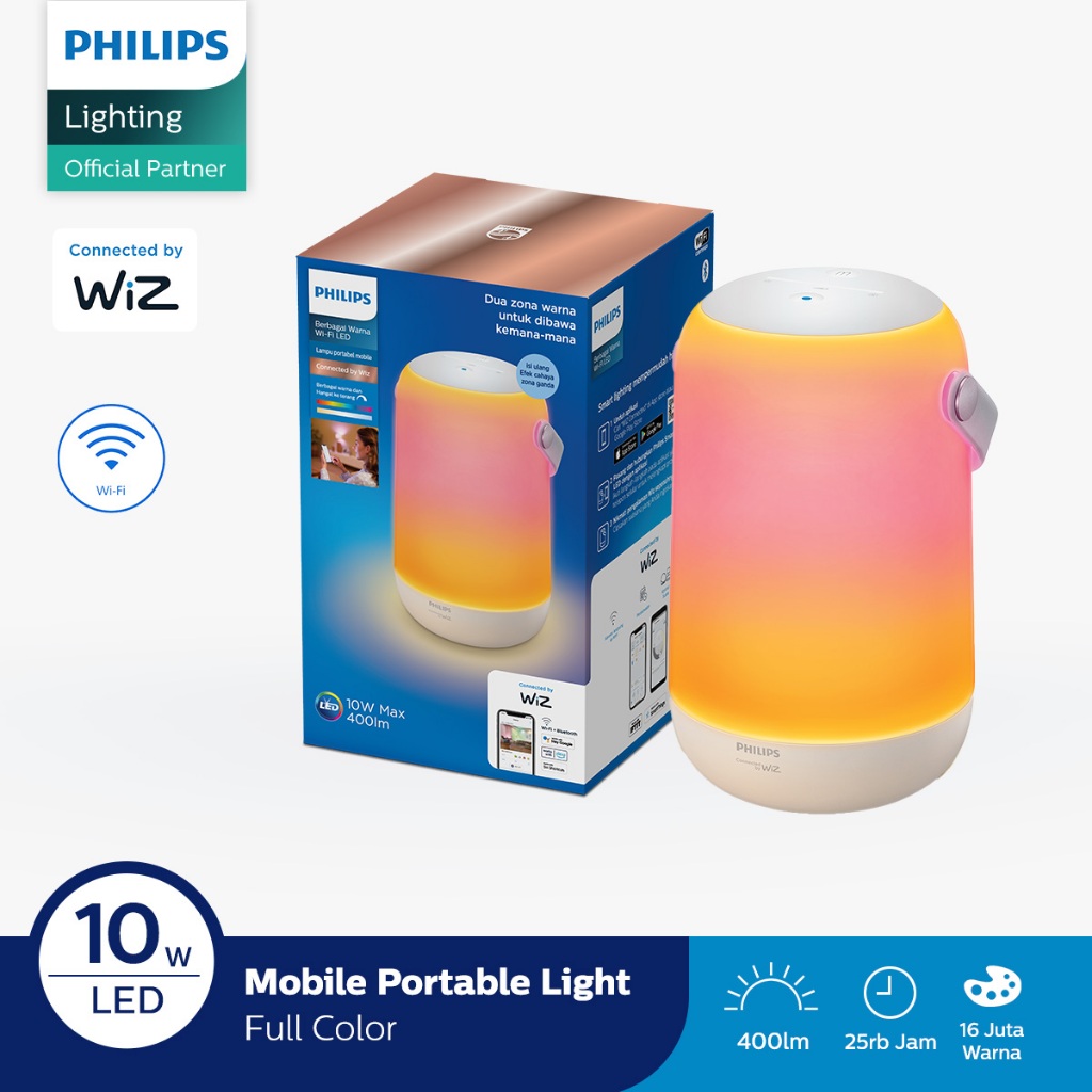 Jual Philips Lampu Smart WiFi Mobile Portable 6+6W Tunable Color | Shopee Indonesia