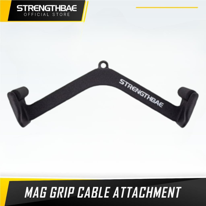 Jual Mag Grip Long Bar 46cm Cable Attachment STRENGTHBAE Lat Pulldown ...
