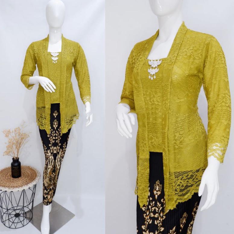 Jual ART N15N Atasan Kebaya Kutubaru Baju Kartini Wisuda Kondangan Modern Kebaya Pakaian ...