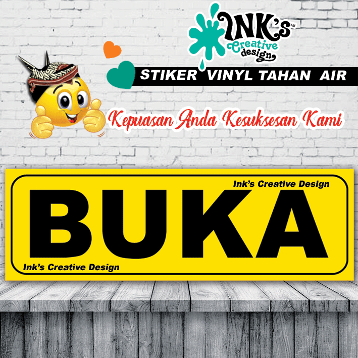 Jual Stiker Buka - Toko -Shop - Warung - Restaurant - Rumah makan ...