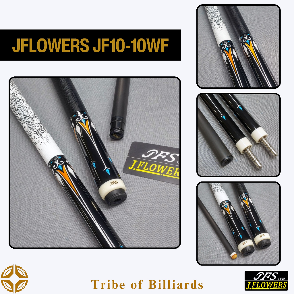 Jual JFLOWERS - Stick Billiard - JF10-10WF (White/Putih) | Shopee Indonesia