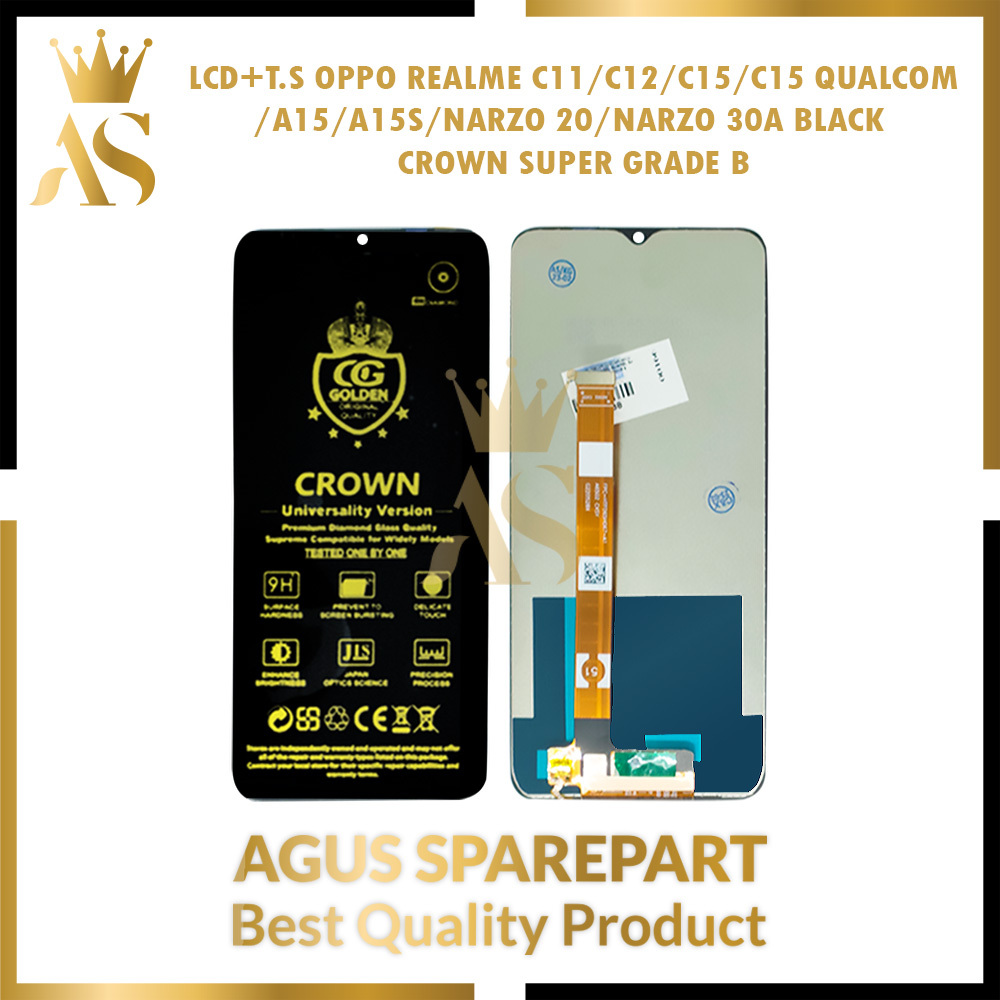 Jual LCD TOUCHSCREEN OPPO REALME C11 / C12 / C15 / C15 QUALCOM / A15 / A15S / NARZO 20 / NARZO ...