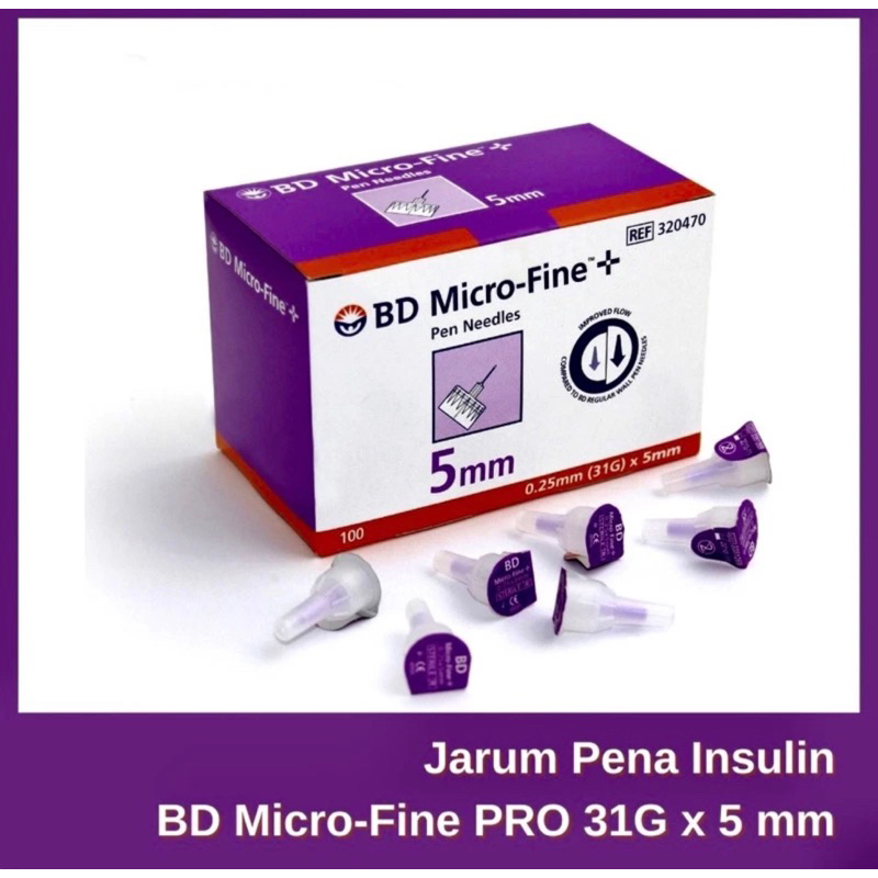 Jual JARUM INSULIN BD MICROFINE 31G x 5MM (HARGA PER BOX ISI 100 PCS) | Shopee Indonesia