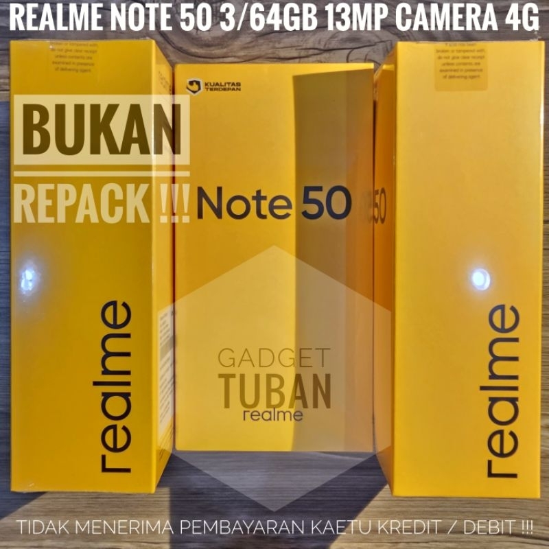 Jual Realme Note 50 3/64 GB 13MP Camera 4G | Shopee Indonesia