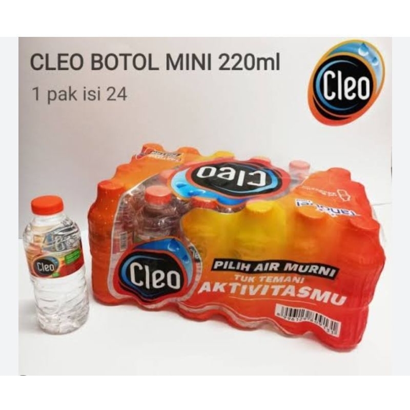 Jual CLEO botol mini 220 ml | Shopee Indonesia