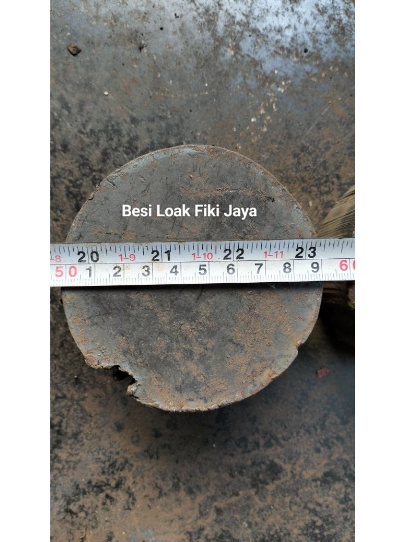 Jual Besi Plat Bulat Diameter 9cm Tebal 50mm Harga 1 pcs Reject Sedikit ...