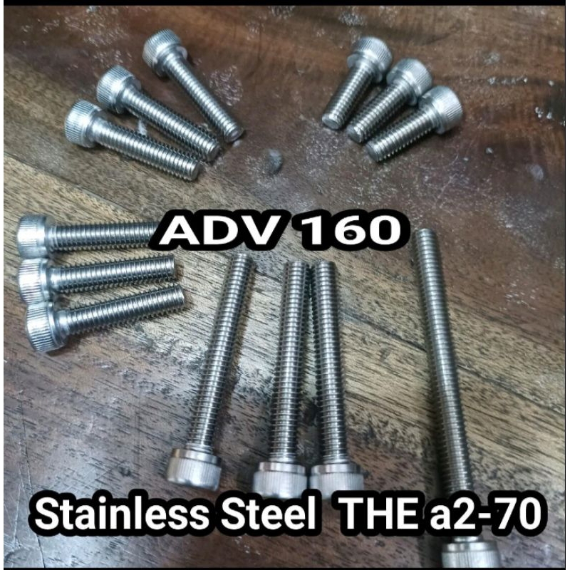 Jual baut set bak cvt adv 150 adv 160 stainless | Shopee Indonesia