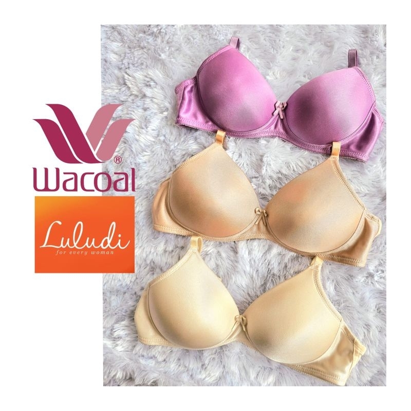 Jual BRA LULUDI by WACOAL TANPA KAWAT K32 LB5019 32,34,36 A/B BUSA TIPIS WIRELESS NON WIRE LB ...
