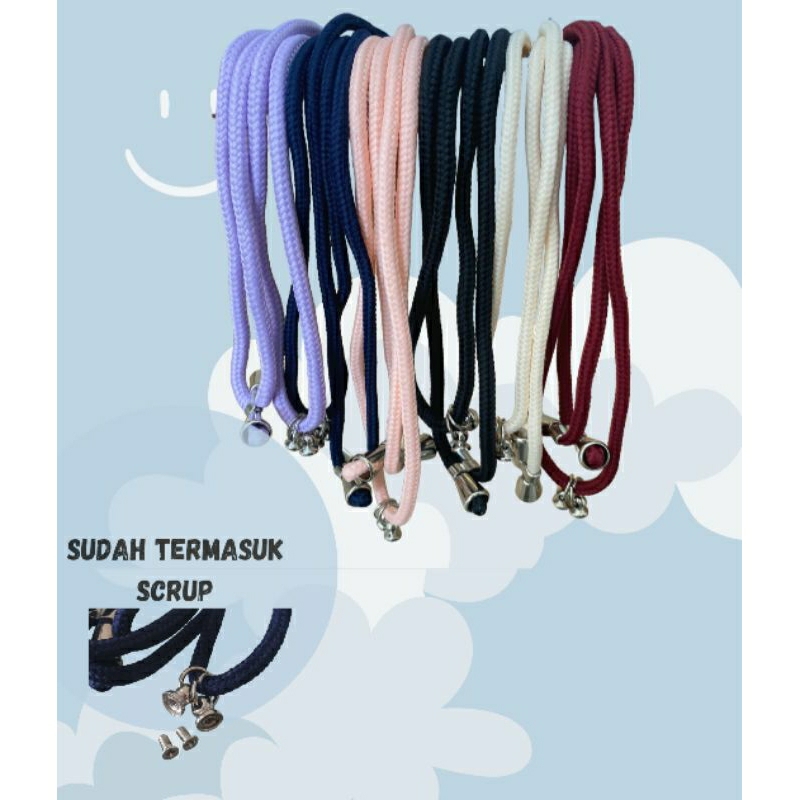 Jual Tali Lanyard Stap Gantungan hp plus mur + baut | Shopee Indonesia