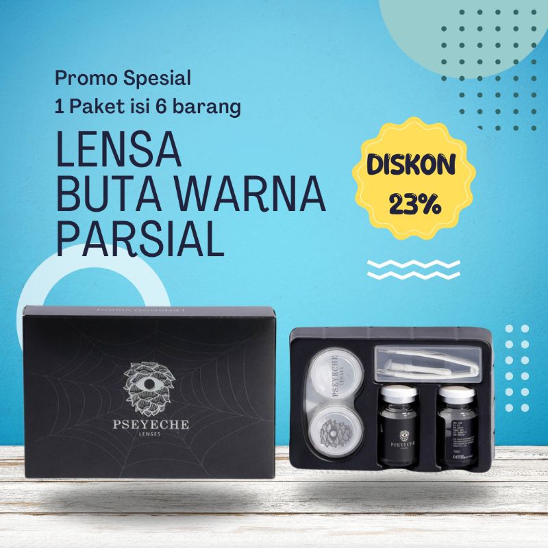 Jual [READY STOCK] Lensa Mata Buta Warna Merah Softlens Ishihara ...