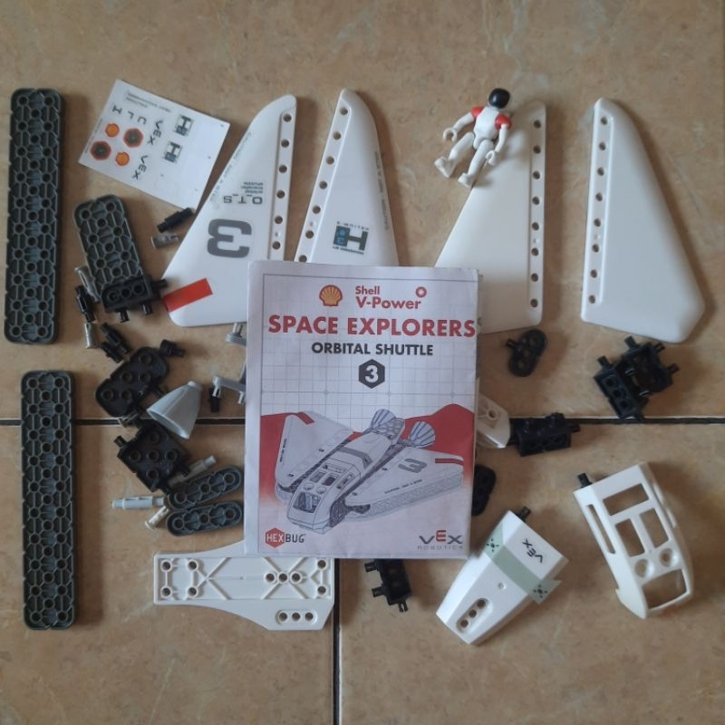 Jual Shell Vex Space Explorers Orbital Shuttle Part Lengkap + Manual ...