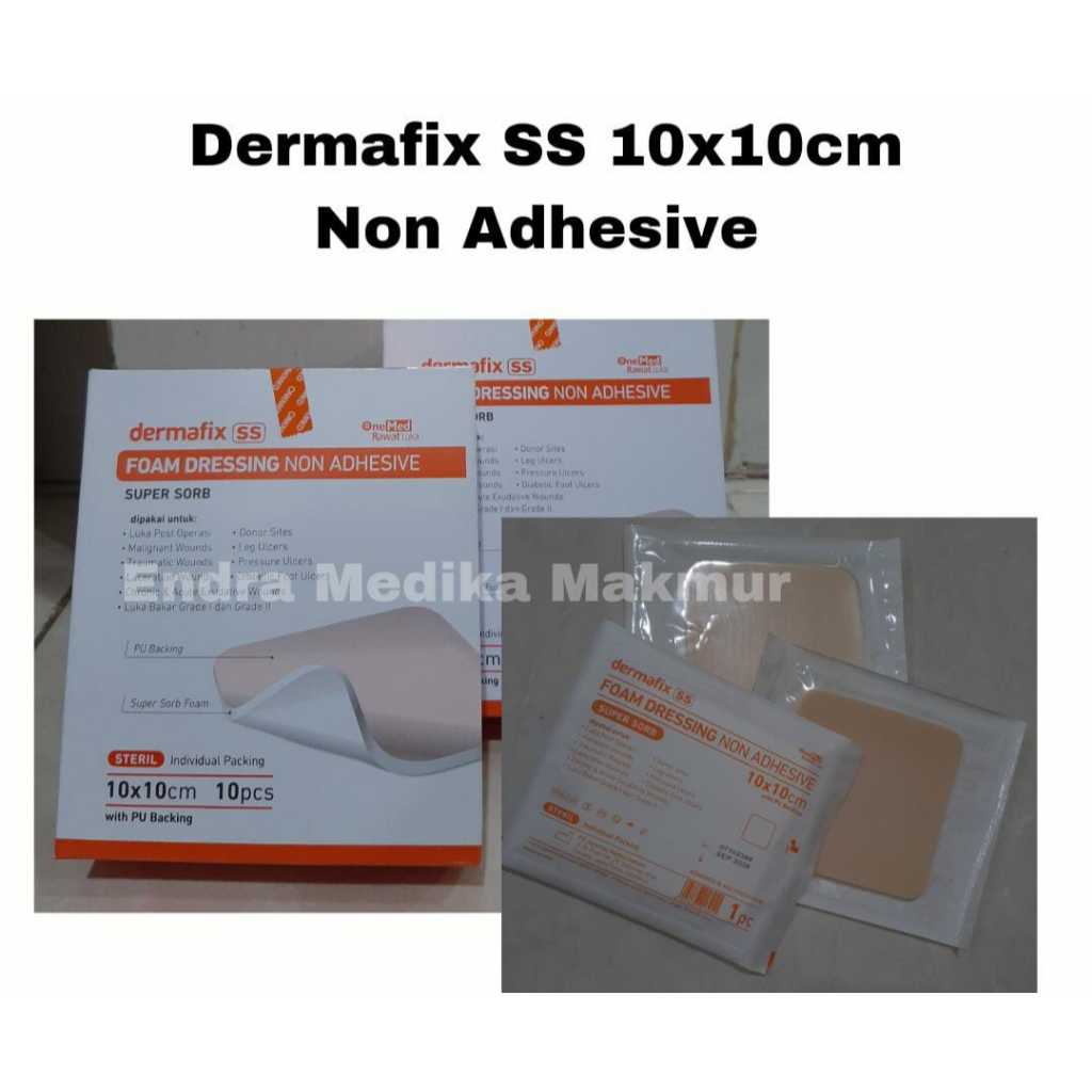 Jual Dermafix SS Foam Dressing Non Adhesive 10x10 cm | Shopee Indonesia