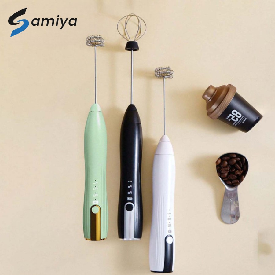Jual USB milk frother 304 stir stick elektrik / alat pengocok susu ...