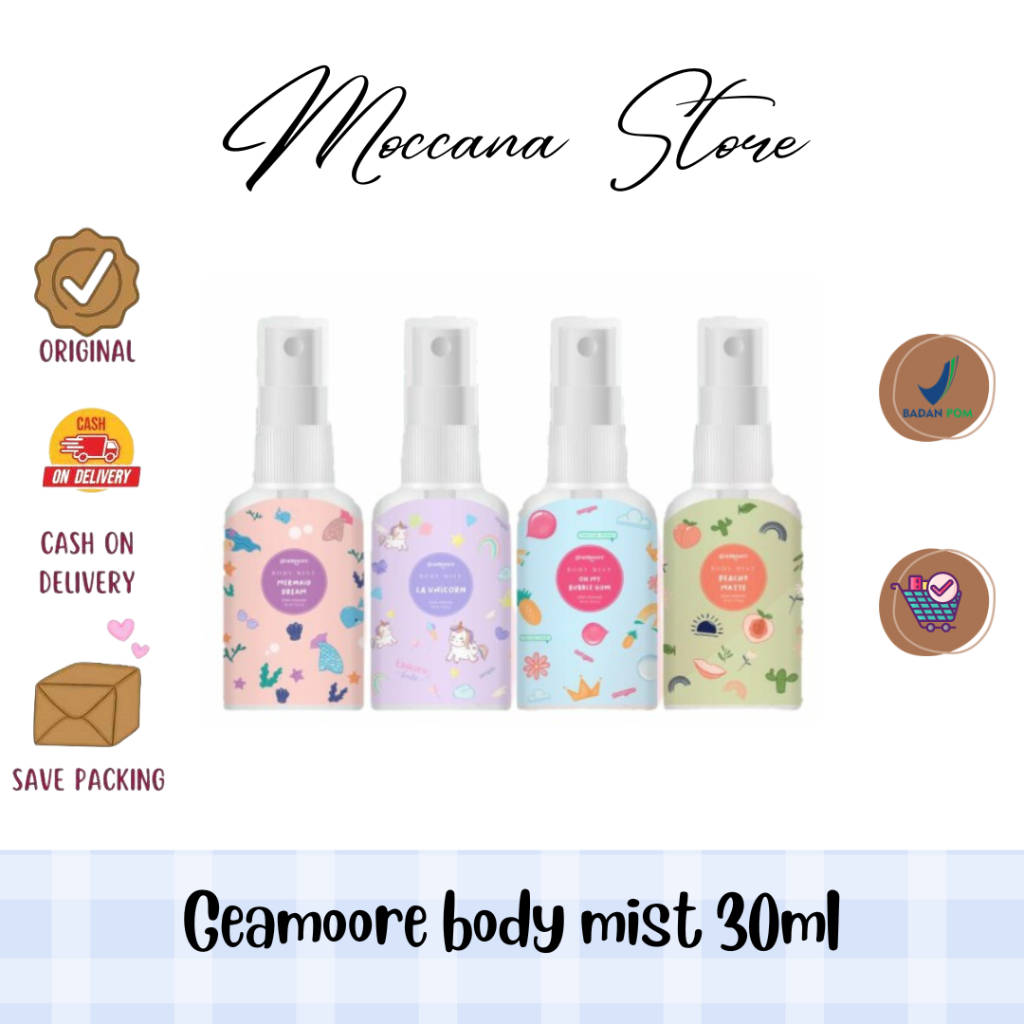 Jual Geamoore Body Mist Parfum 30 ML [MCS] | Shopee Indonesia